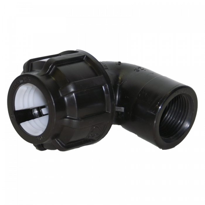 PE Winkel 90° mit Innengewinde
