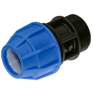 PE Verschraubung Typ S16 DVGW Außengewinde / Klemmverbinder