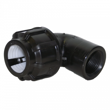 PE Winkel 90° mit Innengewinde