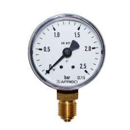 Manometer 0 bis 2,5 bar radial 1/4" ø 50mm
