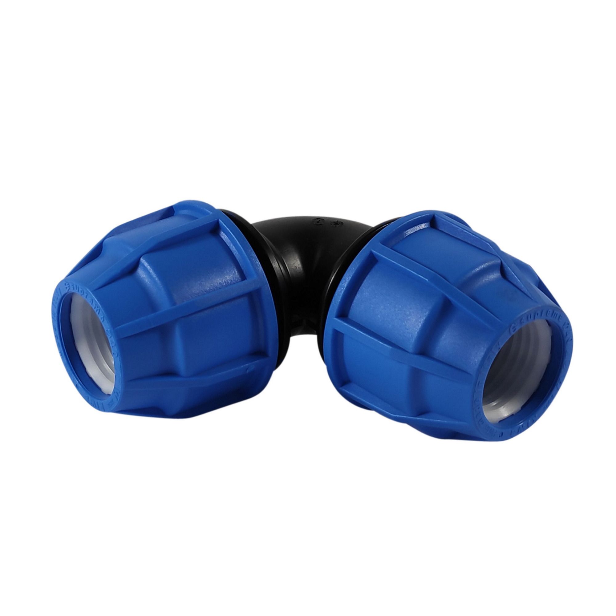 PE Winkel 90° Typ S16 DVGW Klemmverbinder / Klemmverbinder