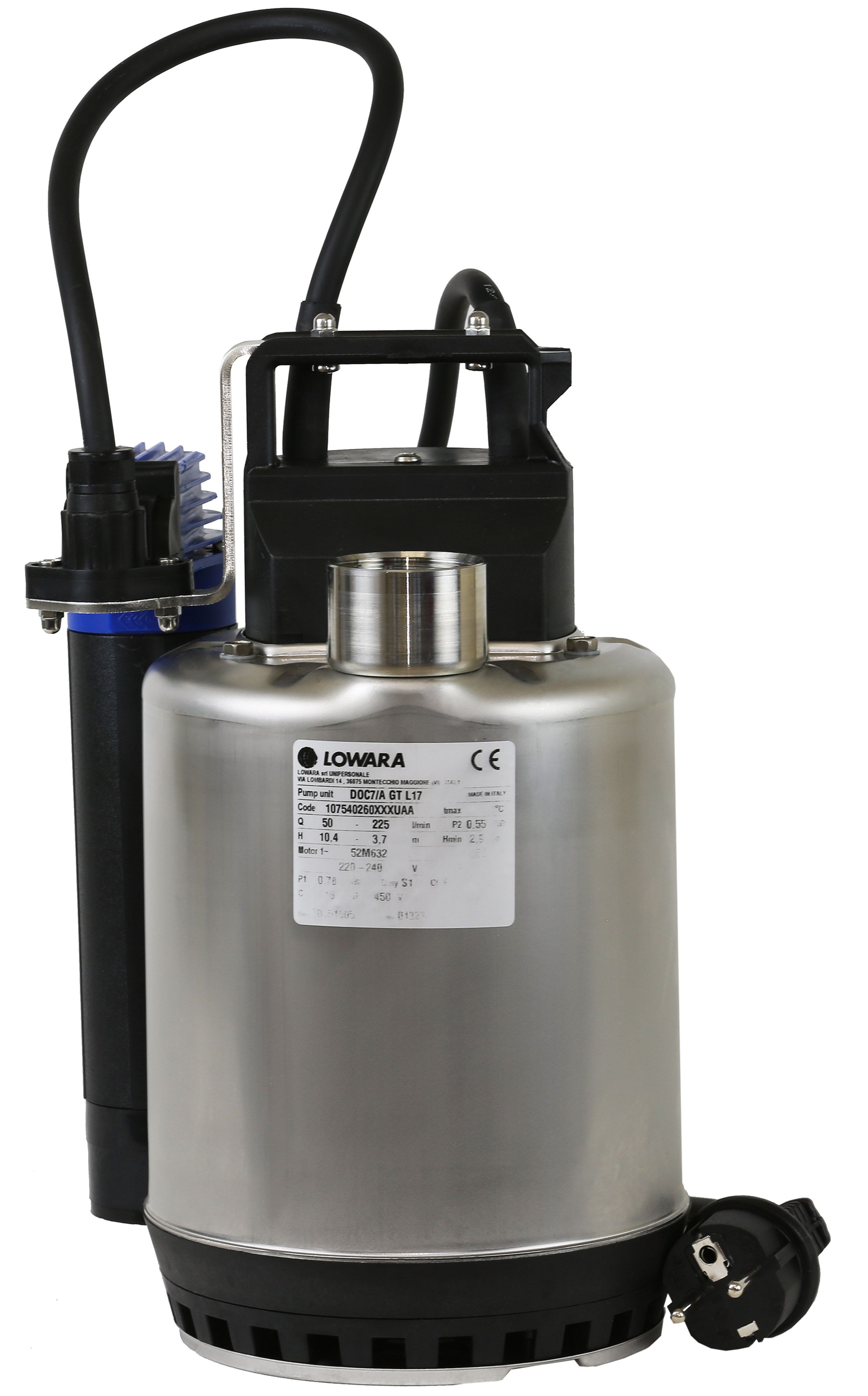 Pumpe Lowara DOC 7/A GT mit 10m Kabel